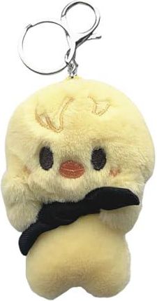 Generic Sk-zoo Porte-clés en peluche « Stay » avec pendentif magnétique 10 cm loup Chan Jiniret Bbokari, Bbokari, 10 cm