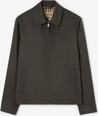 Burberry Veste Harrington Bloomsbury en gabardine tropicale, Size: 50