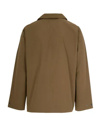 A.P.C. Mens Jacket Embroidered Logo Chestnut Polyester