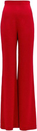 Silvia Tcherassi pantalon Palermo à coupe évasée - Rouge