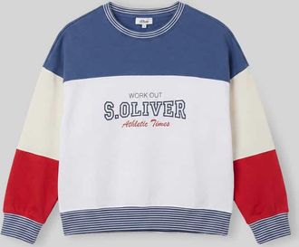 s.Oliver Red Label Relaxed Fit Sweatshirt aus Baumwoll-Mix - s.Oliver x Heidi Klum