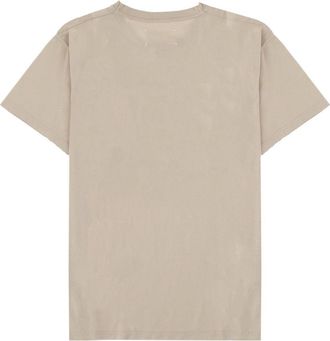 Maison Margiela Printed Cotton T-Shirt - Beige