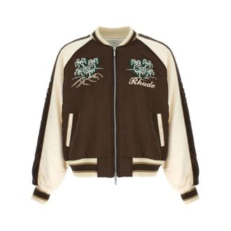 Rhude Souvenir Varsity Bomberjacke - - Jackets - Herren - Braun - L