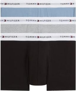 Tommy Hilfiger Lot de 3 boxers en coton m&eacute;lang&eacute;