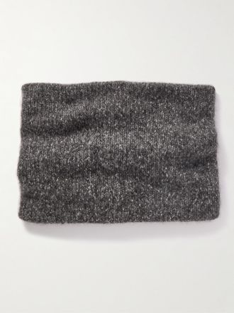 Johnstons of Elgin Snood En Cachemire Et Soie Mélangés - Gris