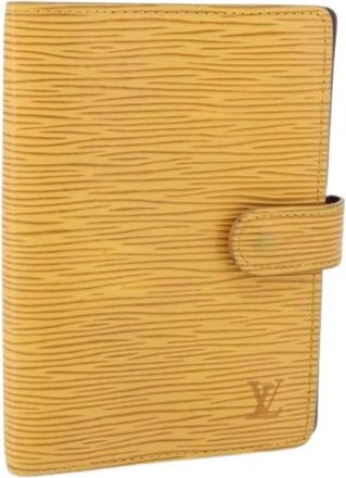 Louis Vuitton Pre-owned Day Planner Cover - Femme - Pre-owned - Jaune - Taille: ONE Size