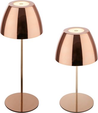 Briloner LED Tischlampe kabellos IP44 mit Touch, stufenlos dimmbar, Akku & Lichtquelle tauschbar, Nachttischlampe, Wohnzimmer, LED Lampe, Akku Tischleuchte, Ou