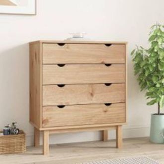 Les Tendances Commode OTTA 76,5x39,5x90 Bois de pin massif