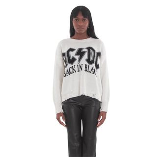 Aniye By Femme, Pulls, Blanc, Taille: 38 FR Acdc Wool Over Sweater