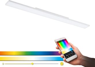 Eglo Eglo 32349 LED-Panel Deckenleuchte Crosslink TURCONA-C weiss L:120cm B:10cm H:6cm dimmbar 2700-6500K mit Connect Funktion