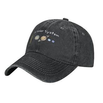 Generic Casquettes dextérieur Système Solaire Planètes Science de lEspace Astronomie Crème Solaire Casquette Solaire Casquette Vintage pour Courir Golf Utilis
