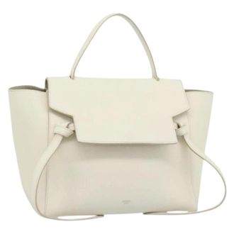 Celine Sac &agrave; main vintage doccasion - Femme - Pre-owned - Blanc - Taille: ONE Size