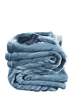 De Witte Lietaer Cosy Couverture, Polyester, Bleu Arctic, 150x200