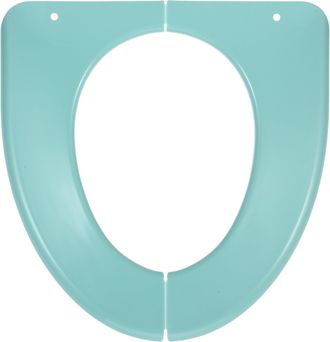 Angoily Angoily Faltbarer Toilettensitzbezug aus Wasserdichtem Kunststoff Universell Rutschfest Leicht und Kompakt Reise Wc Sitz f&uuml;r Erwachsene Faltbares T&ouml;pf