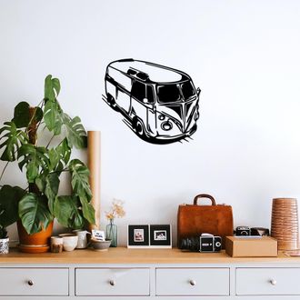 Hanah Home Stylish Black Decorative Metal Wall Accessory, 60 x 70 cm | 100% Metal, 1.5 mm Thickness | Perfect for Modern Home Decor & Unique Wall Art