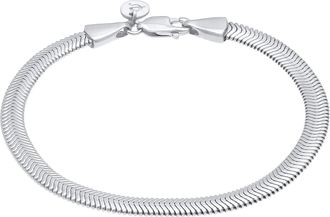 Elli Armband Damen 925 Silber Echtes Lederarmband mit Kreuz Schmuck Geschenke für Frauen Freundin Frau Mädchen Mama, Kreuzarmband Glaube Länge 18 cm, Breit