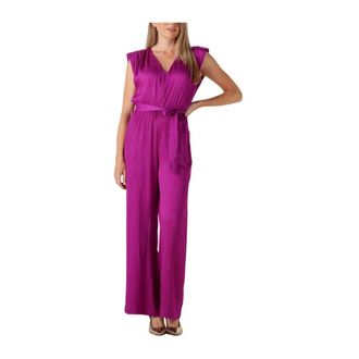 Suncoo Damen, Jumpsuits & Playsuits, Lila, MGr&ouml;&szlig;e
