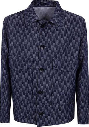 Tagliatore Homme, Chemises, Bleu, Taille: L Casual Chemises