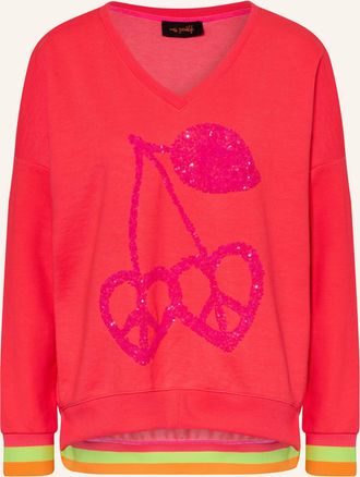 Miss Goodlife Miss Goodlife Oversized-Sweatshirt Mit Pailletten pink