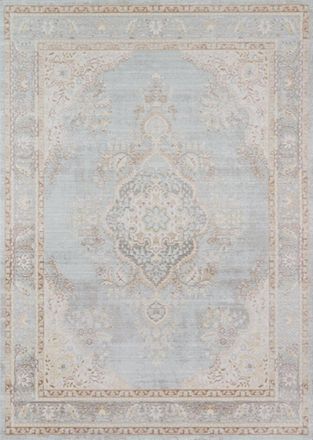 Momeni Rugs Isabella Traditioneller Medaillon-Teppich, flach, 61 x 91 cm, Blau