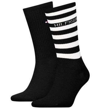 Tommy Hilfiger Sport Sock 2P Breton ST M - lange Socken - Herren
