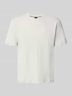 HUGO BOSS Regular Fit T-Shirt mit mit Waffelstruktur Modell STRUCTURE