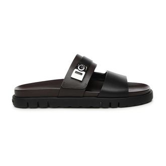 Ferragamo Sliders - - Shoes - Herren - Schwarzk - 39 EU