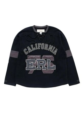 ERL Hockey-Trikot mit Schn&uuml;rung - Schwarz