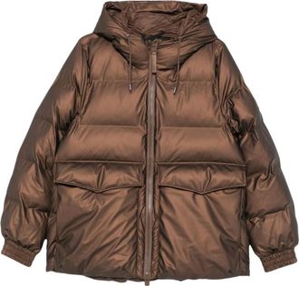 Rains Alta A-Line Puffer - Homme - Vestes - Brun - Taille: L