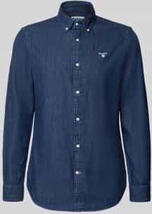 Barbour Slim Fit Jeanshemd aus reiner Baumwolle