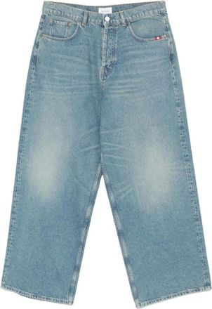 Amish Homme, Jeans, Bleu, Taille: W30 Wide Jeans