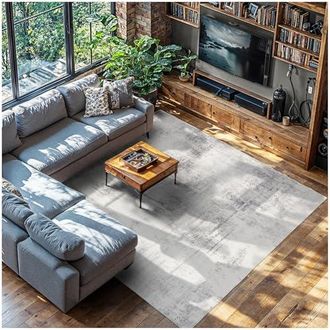 TecTake Tectake Tapis lavable - Poils courts et moelleux pour salon, chambre &agrave; coucher et chambre denfant - Aspect vintage shabby chic - Comme tapis de cuisin