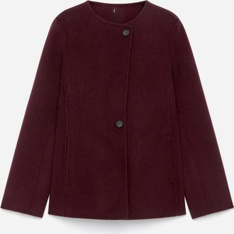 Arket Doubleface-Blazer Aus Wollmischung -Rot