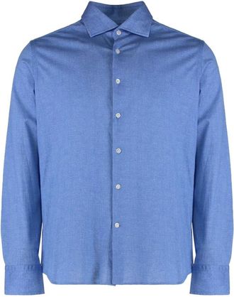 Sonrisa Homme, Chemises, Bleu, Taille: L Chemise Boutonn&eacute;e &agrave; Manches Longues