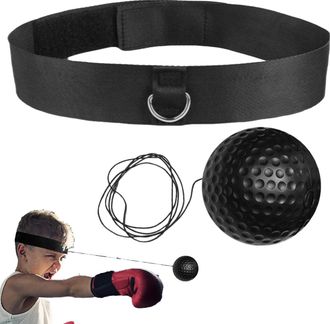 Generic Box Reflex Ball Dieve Dadem Tand-Reaktionstraining Kompaktes Reaktionstraining f&uuml;r Boxen und Fitness | Stirnband mit Trainingsball f&uuml;r Reflexe, Hand-K