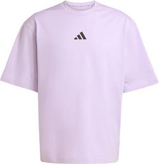 adidas Mens T-Shirt Power Oversize, Powder Plum, XL