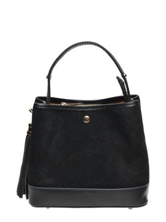Luisa Vannini SCHWARZ Rindsledertasche