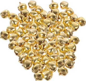 BESTONZON Runde Weihnachtsglocken zum Basteln DIY-gl&ouml;ckchen Kleine Gl&ouml;ckchen f&uuml;r Schmuckherstellung und Dekoration