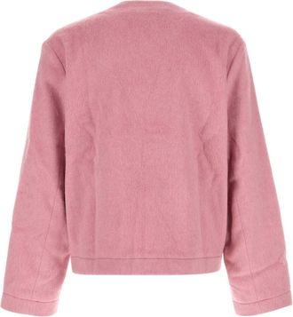 S&eacute;fr Alpaca Blend Cardigan - Pink