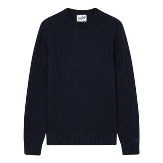 Saint Barth Regent Rundhals-Pullover - - Knitwear - Herren - Blau - L