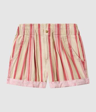 Isabel Marant Short Nirma Beige Red