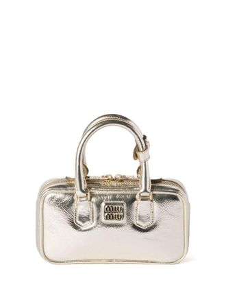Miu Miu mini sac &agrave; main Arcadie - Argent