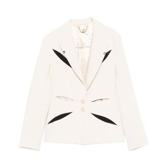 Elisabetta Franchi Femme, Vestes, Multicolore, Taille: 38 FR Blazer