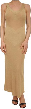 Nenette Femme, Robes, Jaune, Taille: 38 FR Abito Oro