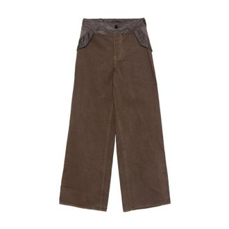 sacai Wide Jeans - - Jeans - Damen - Braun - L