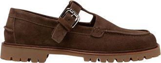 Elia Maurizi Femme, Chaussures, Brun, Taille: 41 EU Alba Suede Open Shoe