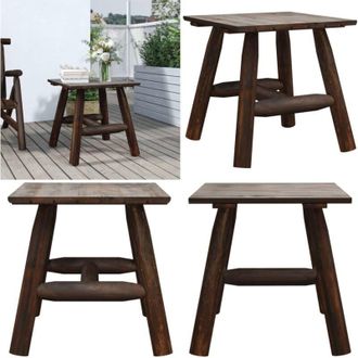 vidaXL Vidaxl - Beistelltisch 49x49x50 cm Massivholz Fichte - Couchtisch - Beistelltisch - Holzm&ouml;bel - Gartenm&ouml;bel - Esszimmertisch - Home & Living