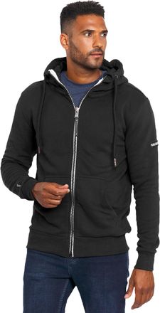 Alessandro Salvarini Herren Sweatjacke (S-3XL) mit Kapuze - Leicht, Atmungsaktiv, Kapuzenpullover mit Reißverschluss Männer - AS-293 Schwarz Medium