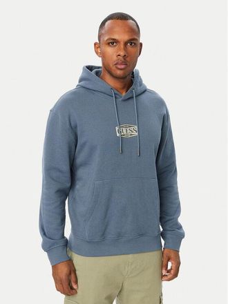 Guess Sweatshirt M6BQ12 K5459 Blau Regular Fit