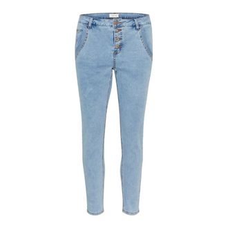 Cream Femme, Jeans, Bleu, Taille: W26 L28 Jean Slim-Fit avec D&eacute;tails Intelligents